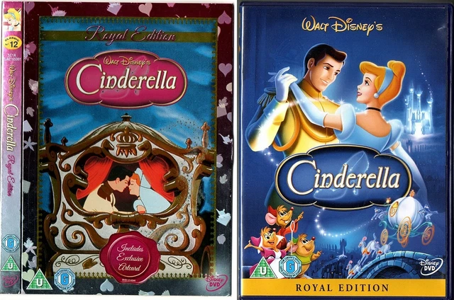 CINDERELLA ROYAL EDITION Walt Disney DVD Limited Edition Gold Oval O ...