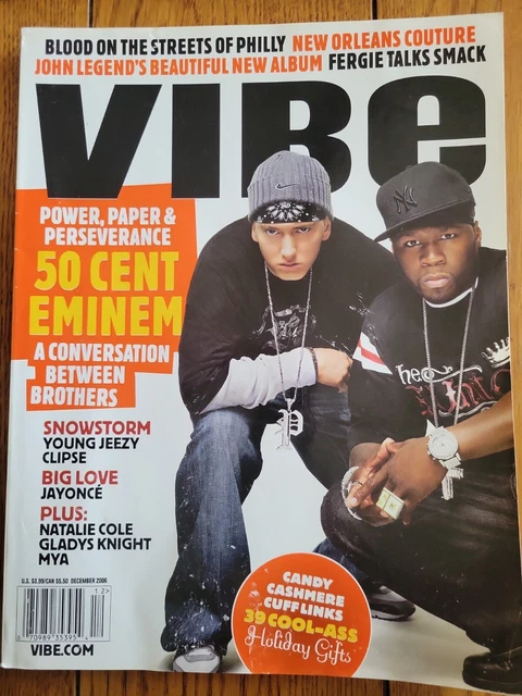 VIBE MAGAZINE DECEMBER 2006 Eminem 50 Cent Young Jeezy Clipse Jayonce ...