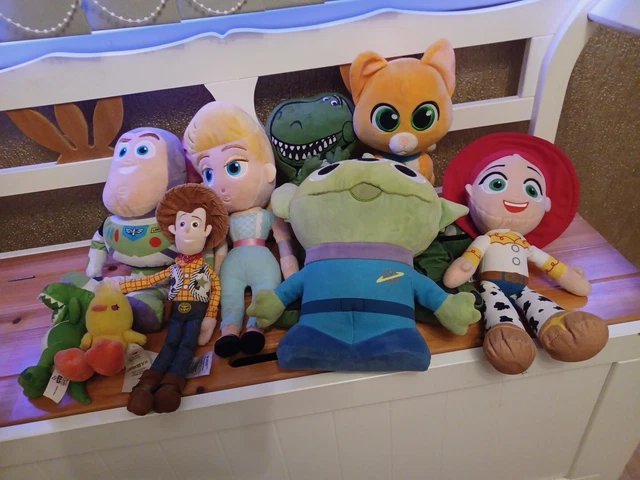 DISNEY BUNDLE PIXAR PLUSH TOY STORY TOYS X 9 35cm Approx £3.99 ...