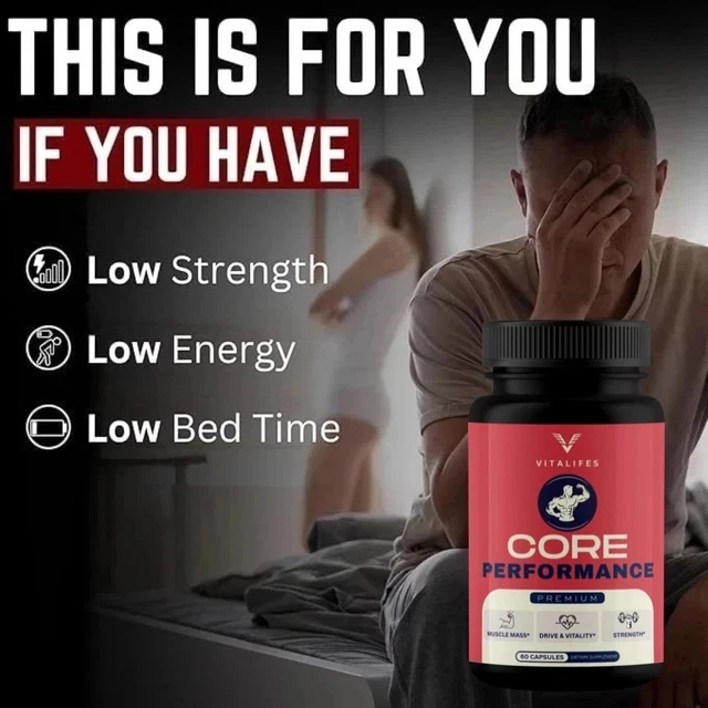 (1 PACK) CORE Performance Advanced Formula Stamina Support Booster 60 ...