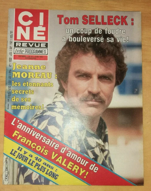 PROGRAMMES TV CINE Tele Revue N°18 3 Mai 1984 Tom Selleck Magnum EUR 14 ...