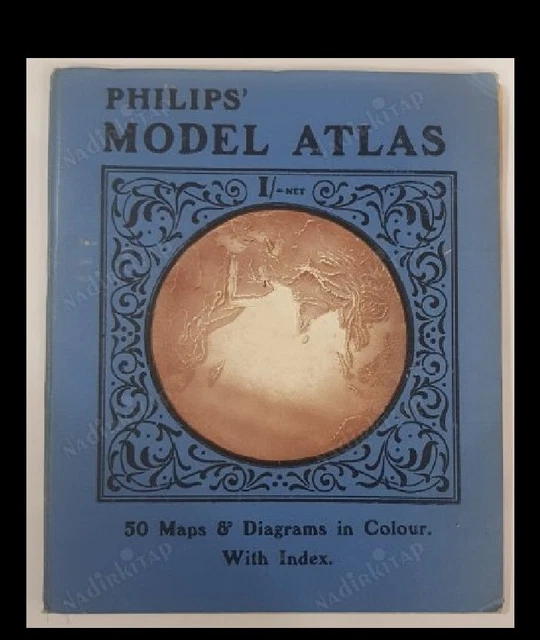 PHILIPS MODEL ATLAS Early 1900s Maps and plate of 50 $375.00 - PicClick