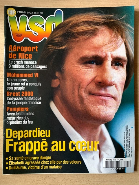 VSD MAGAZINE 20/07/2000; G. Depardieu/ Mohammed VI/ Britney Spears ...