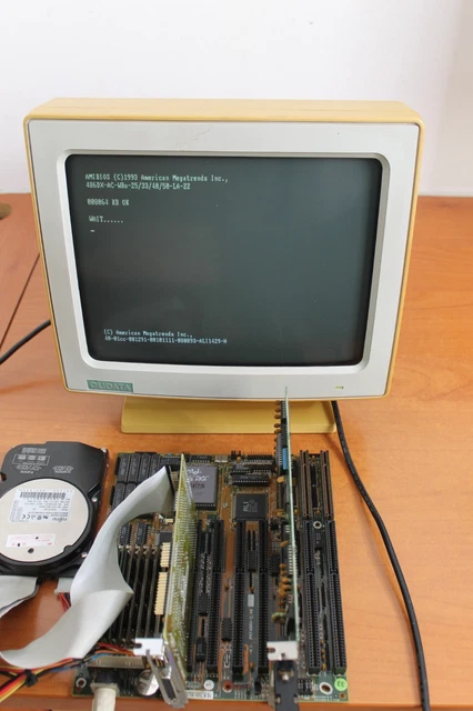 PC VINTAGE - ISA 8 bit cga for XT PC Black&white / Color selector #3 ...