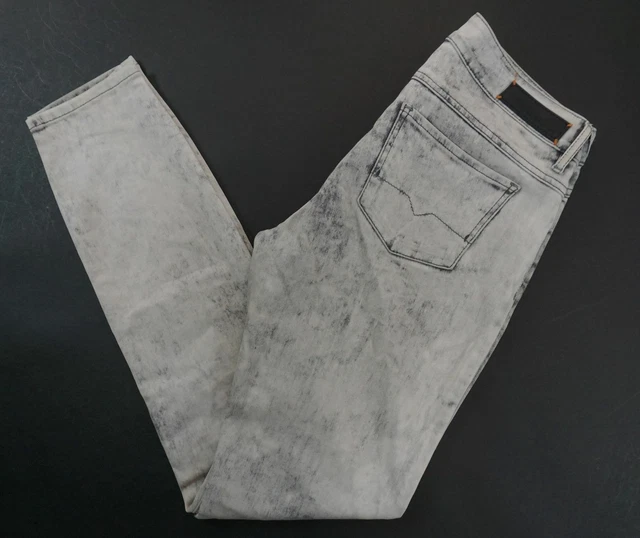 HUGO BOSS ORANGE Lunja2 Light Grey Acid Wash Women's Jeans W30 L32 30/ ...