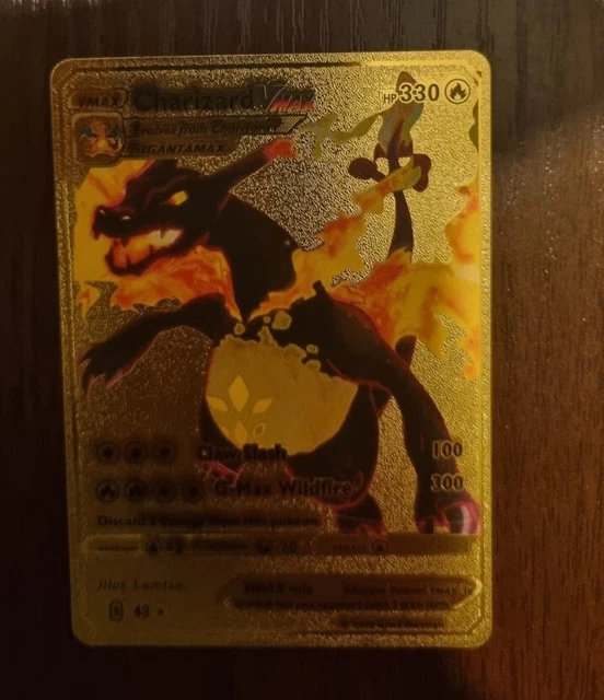 CHARIZARD VMAX GOLD Card Custom Fan Made 99p Start No Reserve EUR 1,16 ...