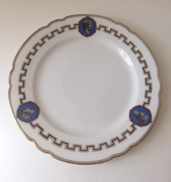 ASSIETTE PORCELAINE DÉCOR à l’antique Macé Sèvres XIX EUR 45,00 ...