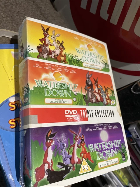WATERSHIP DOWN - Triple Collection (PG) 3 Disc DVD UK Release Genuine £ ...
