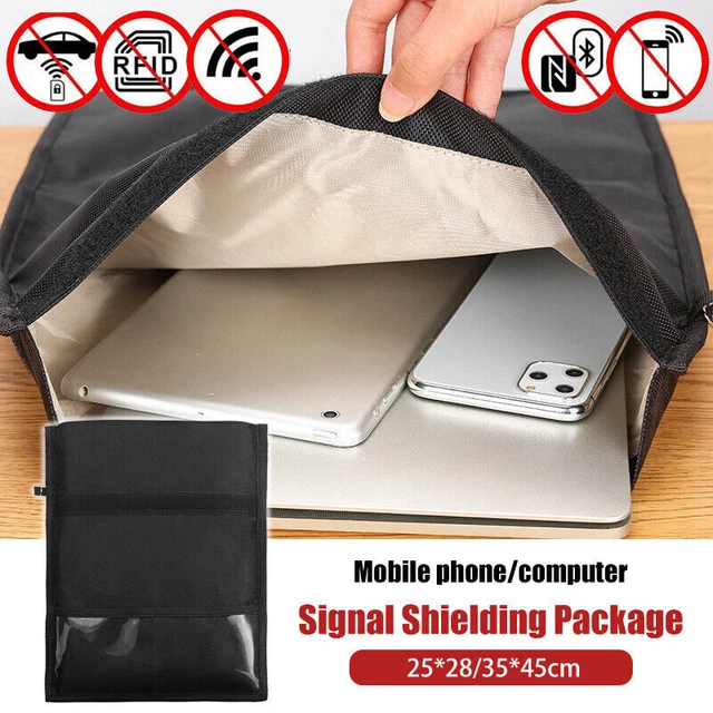 FARADAY MOBILE PHONE Blocker Bag RFID RF Signal Blocker Shielding Safe ...