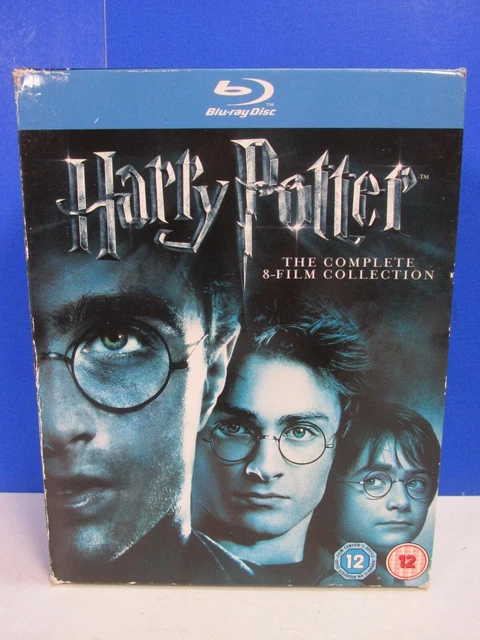HARRY POTTER 8 FILM COLLECTION complete series years 1-7 DVD BOX BLU RAY SET £10.83 - PicClick UK