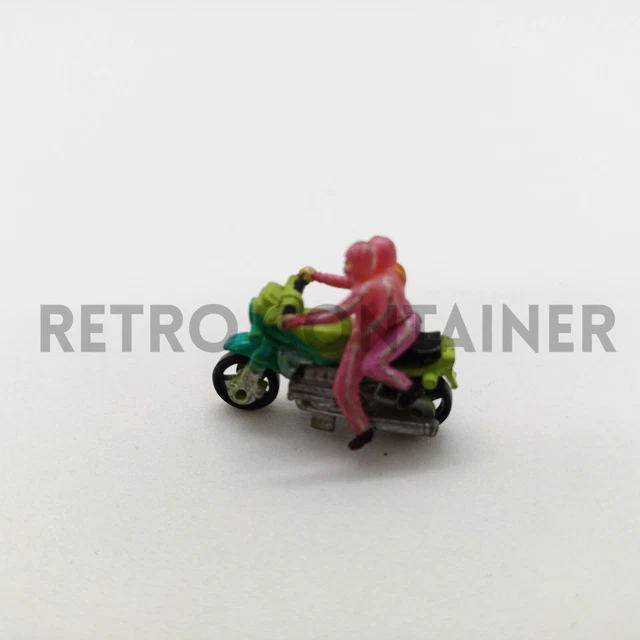 VINTAGE GALOOB MICRO MACHINES - BMW K100 Motorcycle Green w/ Pink ...