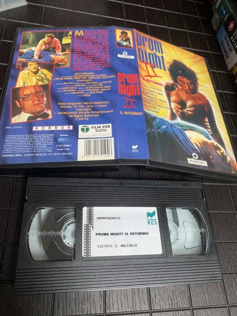VHS PROM NIGHT 2 Il Ritorno Bruce Pittman EUR 10,00 - PicClick IT