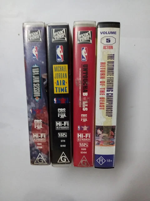 VINTAGE NBA X 3 UFC X 1 VHS $18.00 - PicClick AU