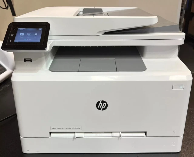 HP COLOR LASERJET Pro MFP M283fdw All-in-One Wireless Laser Printer -NO ...