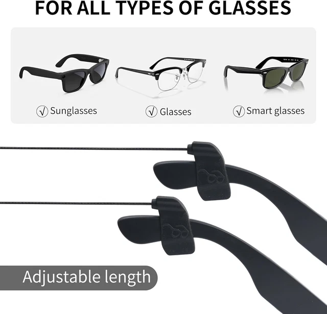 SMART GLASSES ACCESSORIES Kit for Ray-Ban Meta Wayfarer/Headliner ...