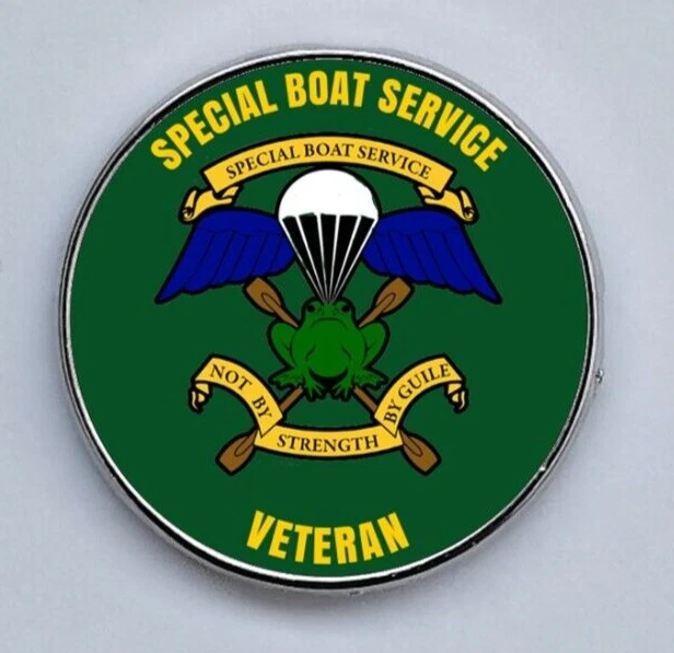 SPECIAL BOAT SERVICE SBS Veteran old style Military Army Lapel pin ...