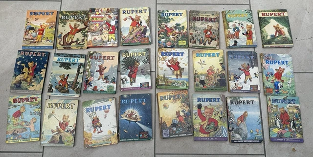 RUPERT THE BEAR Vintage Annual Collection 24 Books EUR 83,67 - PicClick IT