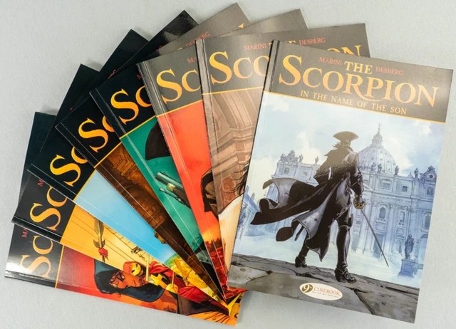 THE SCORPION: CINEBOOK Paperback Comic Book Full Set x8 by Marini ...