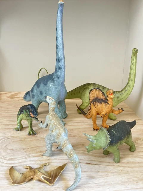 SAFARI CARNEGIE 1988 Dinosaur Bundle Diplodocus, Brachiosaurus ...