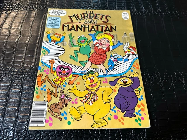 1984 MARVEL SUPER SPECIAL #32 comic magazine MUPPETS TAKE MANHATTAN £12 ...