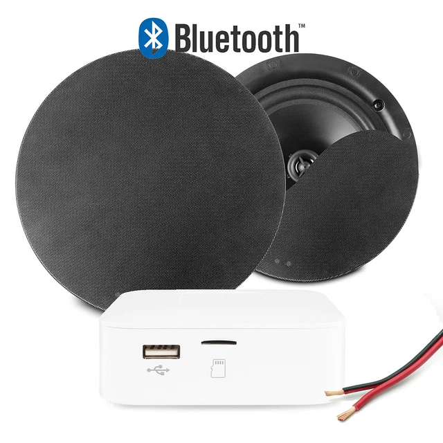 BLUETOOTH CEILING SPEAKER Kit - BT20 Amplifier with PD NCSS6B 6.5 ...