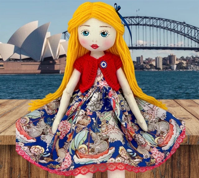 AUSTRALIAN HANDMADE ART Doll, Sydney the Little Aussie Girl, Bedroom ...