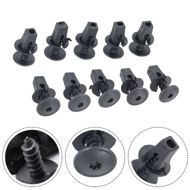 10 SETS OF Plastic Screw Bolt and Retainer Kit for Train Buses and ...