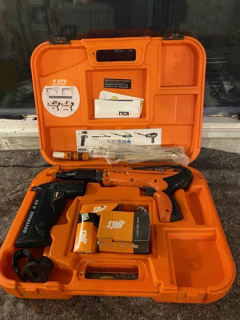SPIT P370 C60 Spitfire Cartridge Nail Gun with Magazine & Case £150.00 ...
