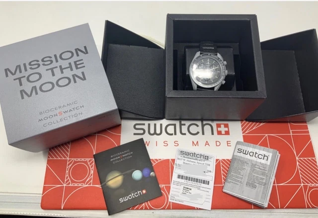 OMEGA X SWATCH Speedmaster Moonswatch Mission to Moon AUTHENTIC ...