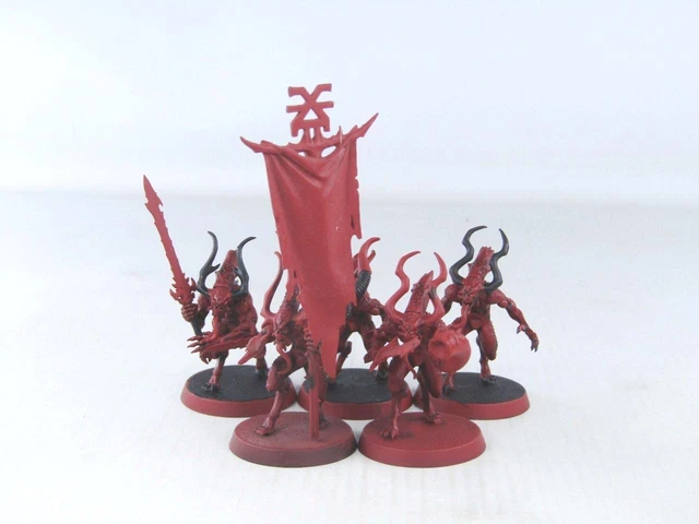 (2351) PACK BLOODLETTERS Of Khorne Daemons Chaos 30k 40k Sigmar ...