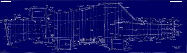 USS MIDWAY BLUEPRINT PLANS aircraft carrier drawings period detail CV ...
