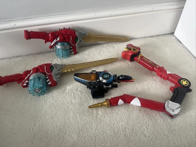 POWER RANGERS DINO Charge Super Drive Saber Sword X 2 Plus Morpher £19. ...