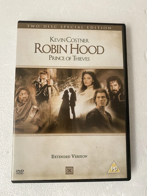 ROBIN HOOD: PRINCE Of Thieves (DVD, 1991) Kevin Costner, Morgan Freeman ...