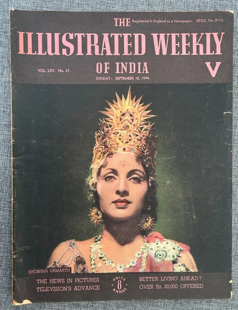 THE ILLUSTRATED WEEKLY Of India 1944 Magazine £19.99 - PicClick UK