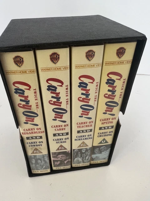 CARRY ON FILM Collection vhs tape bundle The Collectors Edition VCR ...