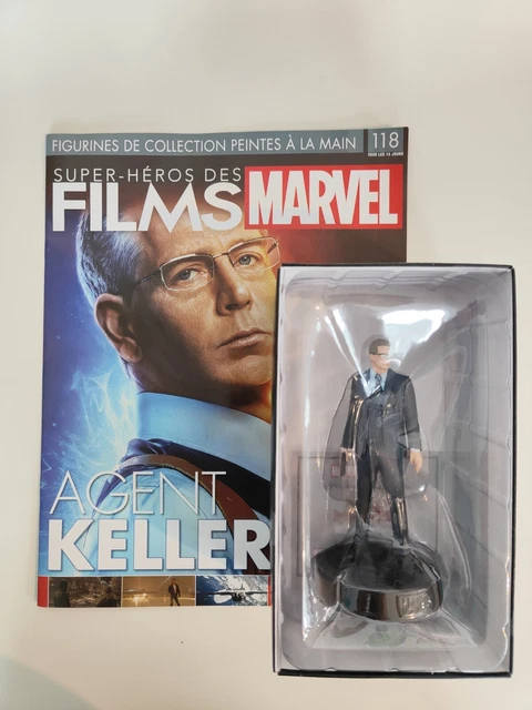 FIGURINE SUPER HÉROS des films Marvel eaglemoss 118 agent Keller très ...