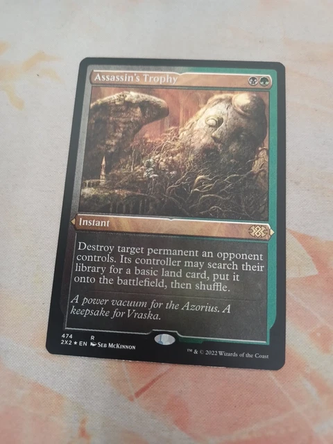 FEUILLE ASSASSIN'S TROPHY gravée Double Masters 2022 MTG NEUF EUR 11,04 ...