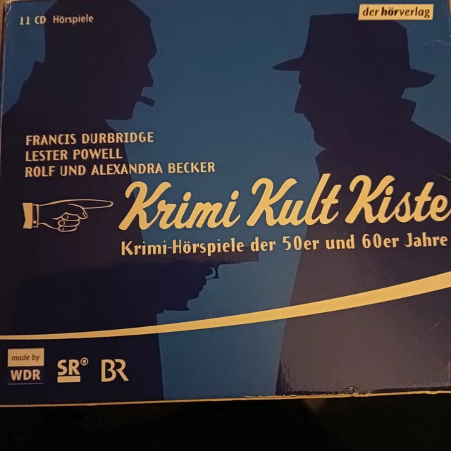 HÖRBÜCHER/KRIMI KULT KISTE aus den 50er u.60er Jahren! 11 CD's EUR 6,00 - PicClick DE