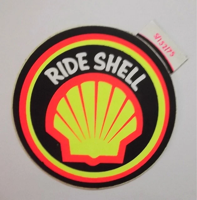 PROMOTIONAL STICKERS RIDE Shell 70er Classic Car Petrol Station ...