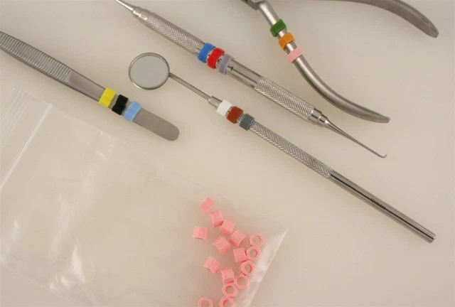 PINK COLOR CODING Tape 50-pack Dental Instruments Identification ...