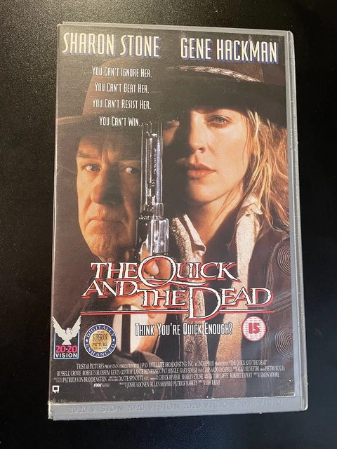 THE QUICK AND The Dead VHS 1995 Big Box Sharon Stone, Gene Hackman ...
