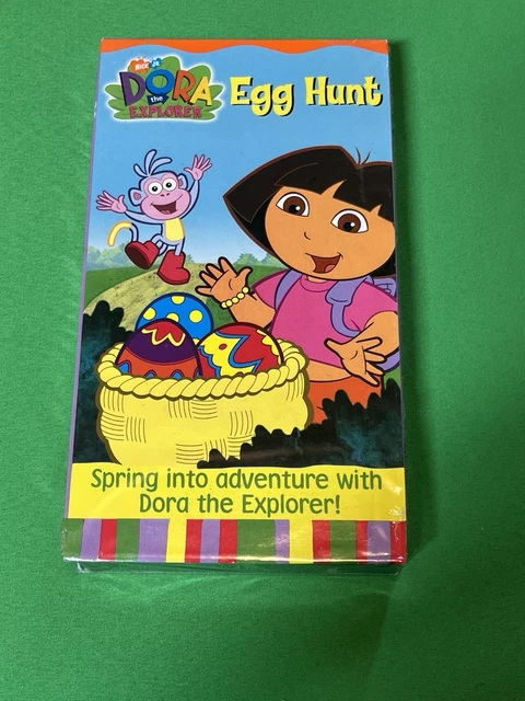 NICK JR. DORA the Explorer Egg Hunt VHS 2004 - Spring Into Adventure ...