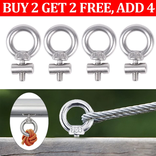 STAINLESS STEEL AWNING Rail Stoppers 6mm Stops Motorhome Campervan ...