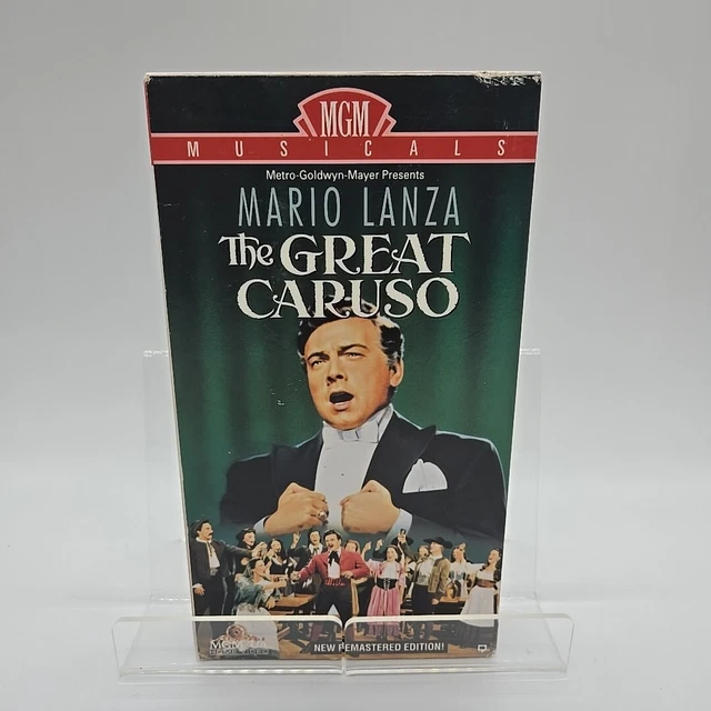 THE GREAT CARUSO (VHS, 1951, 1993) Mario Lanza MGM Musicals Remastered ...