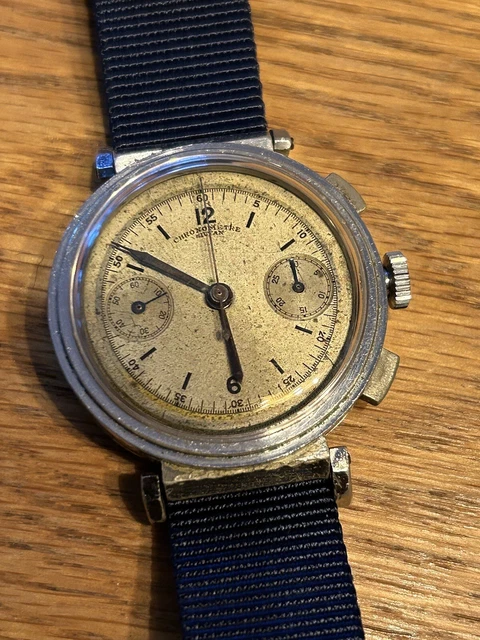 RARE MONTRE CHRONOGRAPHE 1940 SILYAN WW2 Cal Landeron 39 $559.65 ...