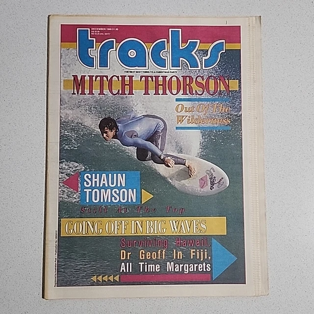 TRACKS - VINTAGE Australian Surfing Newspaper Magazine December 1986 ...