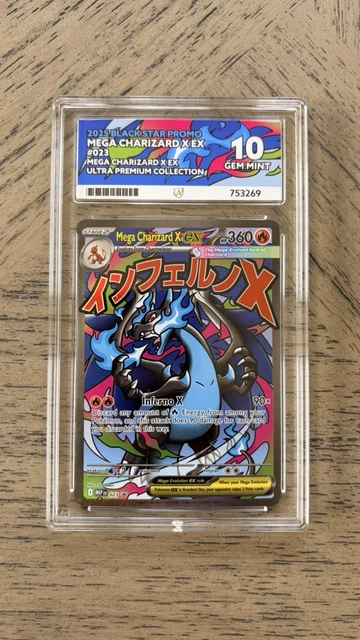 MEGA CHARIZARD X EX 023 UPC Promo Pokemon - ACE 10 £125.50 - PicClick UK