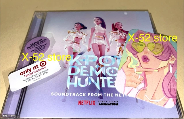 KPOP DEMON HUNTERS CD soundtrack Saja Boys Romance PHOTOCARD foldout ...