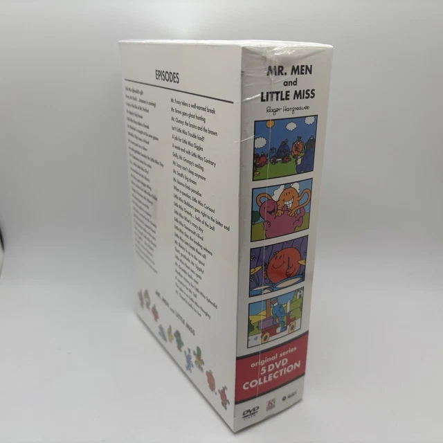 *SEALED* MR. MEN And Little Miss 5 DVD Collection 40th Anniversary ...