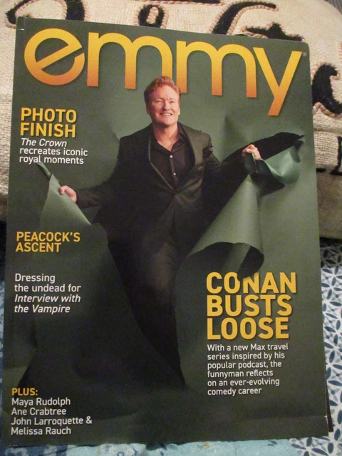 EMMY 2024 CONAN O'brien John Larroquette Maya Rudolph Neuf EUR 15,61 ...